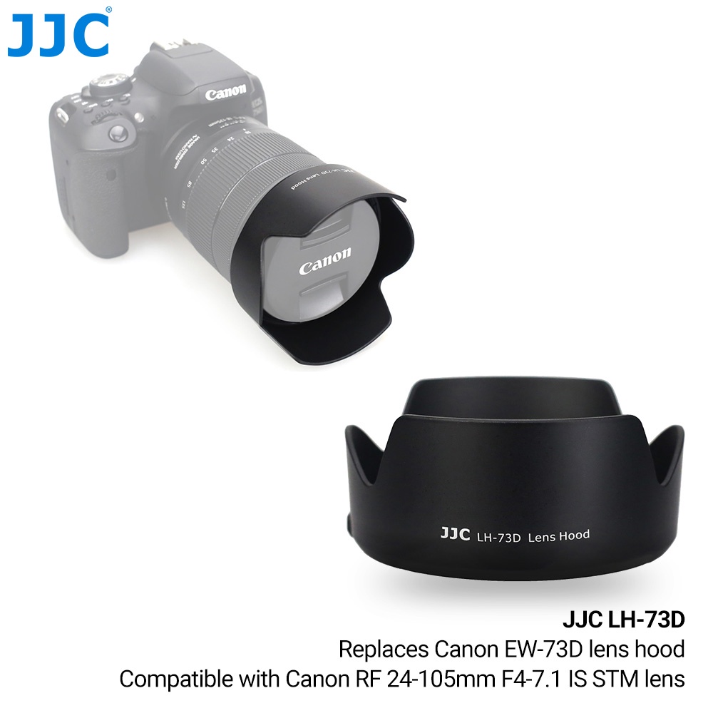 JJC Camera Lens Hood for Canon RF 50mm F1.8 / 85mm F2 / 16mm / 24mm / 28mm / 35mm / 15-35mm / 24 ...