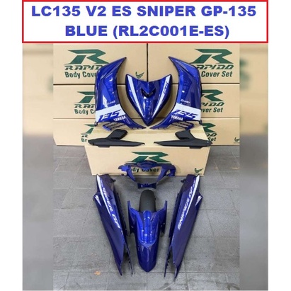 Rapido Cover Set Yamaha LC135 V2 V3 ES Sniper GP-135 Blue Nardo Grey ...