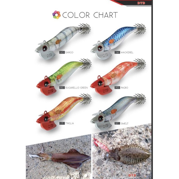 DTD Real Fish Egi Tip Run Boating Squid Jig Candat Sotong | Shopee Malaysia