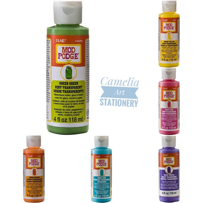 Plaid Mod Podge® Sheer Color 4oz 🔥Offer🔥 | Shopee Malaysia