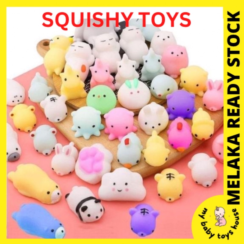 Cute Squishy Toy Mini Animal Reliever Ball Squeeze Rising Fidget Soft ...