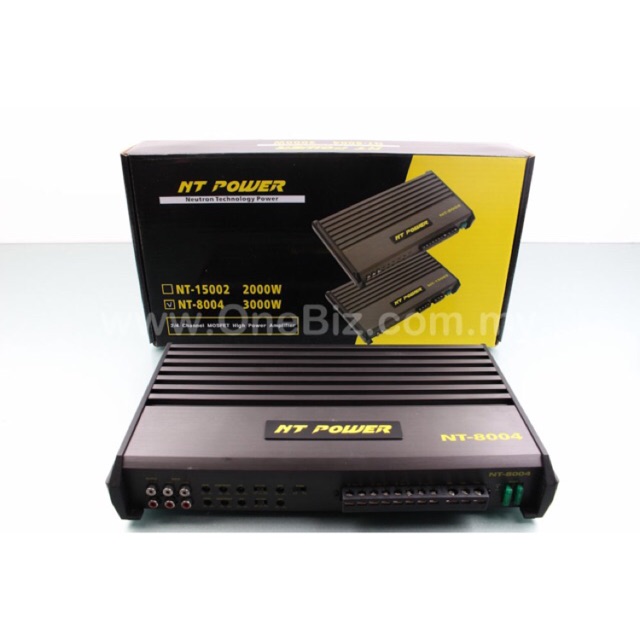 NT Power NT-8004 2-4 Channel Mosfet High Power Amplifier (3000W ...