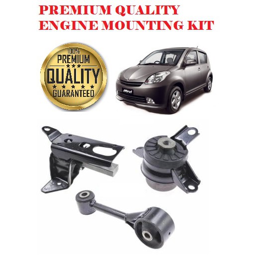 Engine Mounting Set DHS for Perodua Myvi 1.0 & 1.3 Myvi LB 1.3 (Auto ...