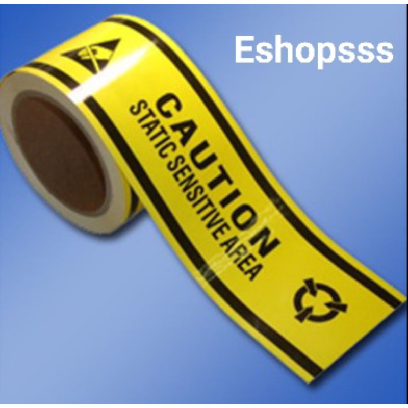 ESD CAUTION TAPE 75MM | Shopee Malaysia