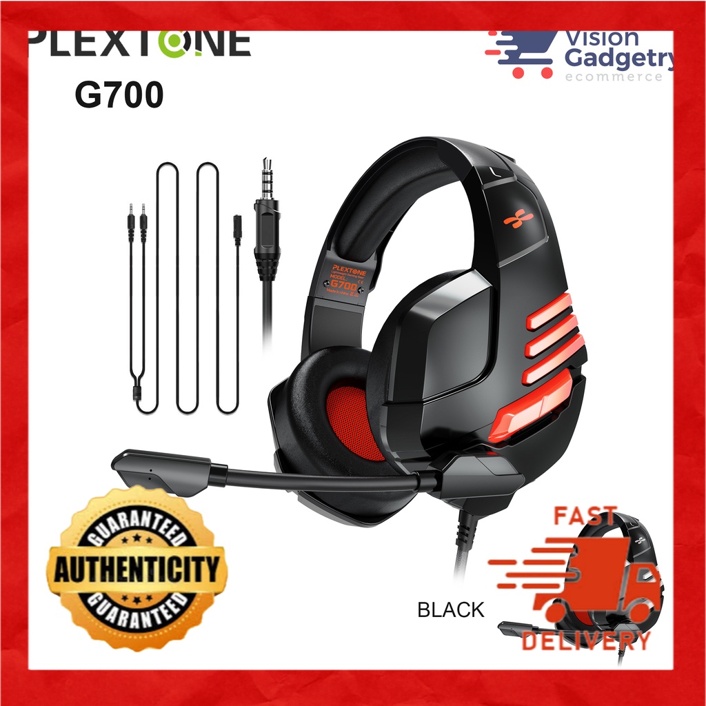 PLEXTONE G700 Gaming Headphones E-sports Over Ear Headset with Mic On ...
