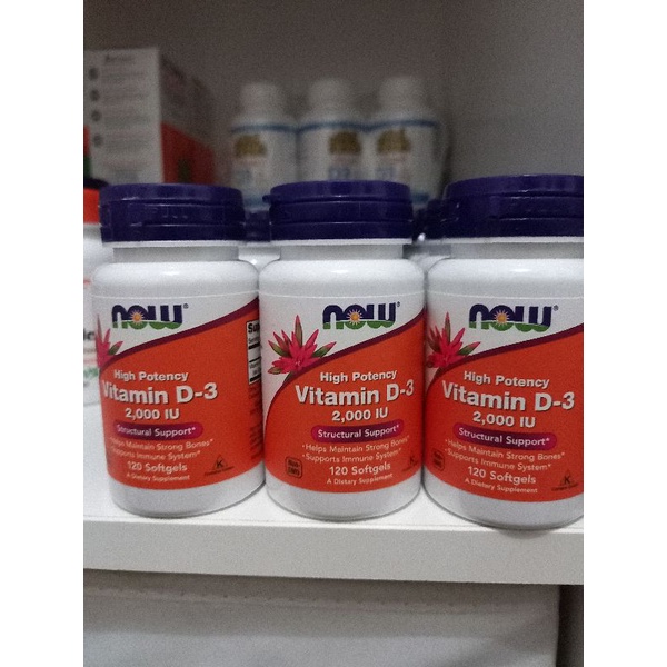 Now foods vitamin D3 2000 And 5000 IU | Shopee Malaysia