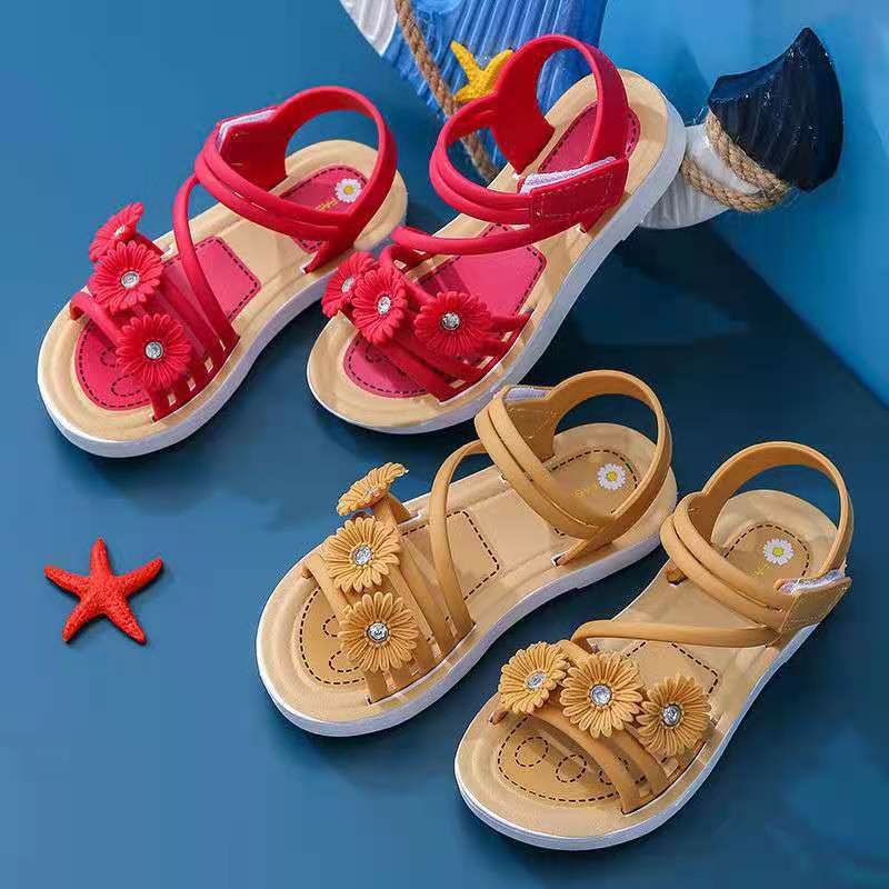 Kids Masonry MFG02-G01 Flower Sandals Shoes (ReadyStock) (1DayShip ...