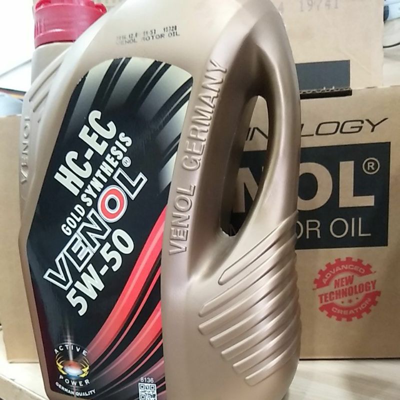 VENOL Synthesis Gold Active 5w50 (4L) | Shopee Malaysia