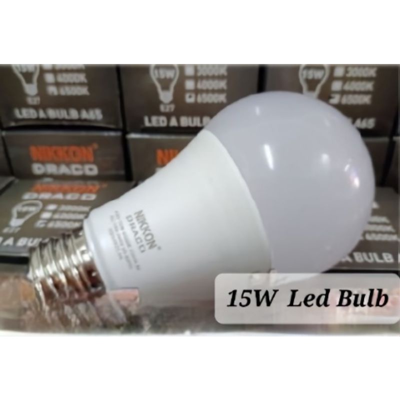 Nikkon 15W LED BULB 6500K DAYLIGHT WHITE | Shopee Malaysia