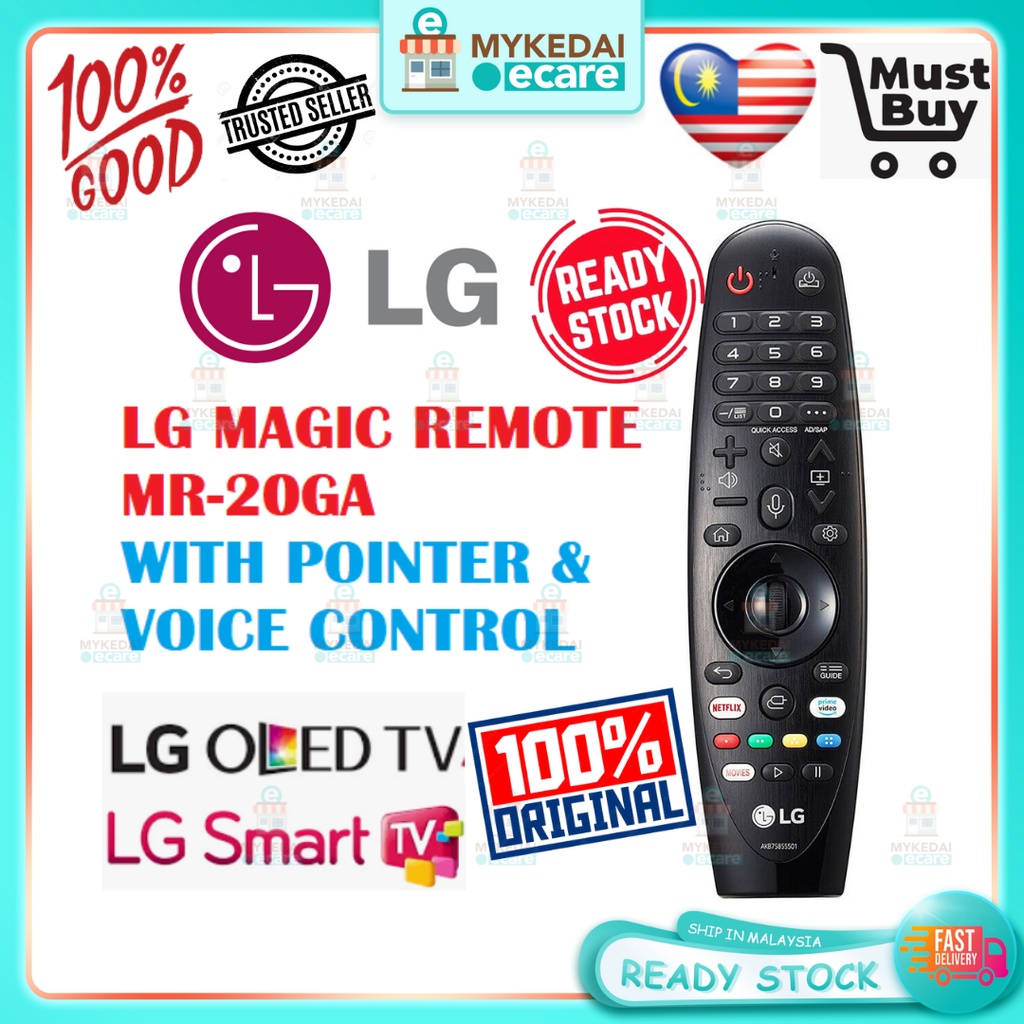 LG AN MR20GA LG magic remote control AN-MR20GA AKB75855501 original set | Shopee Malaysia