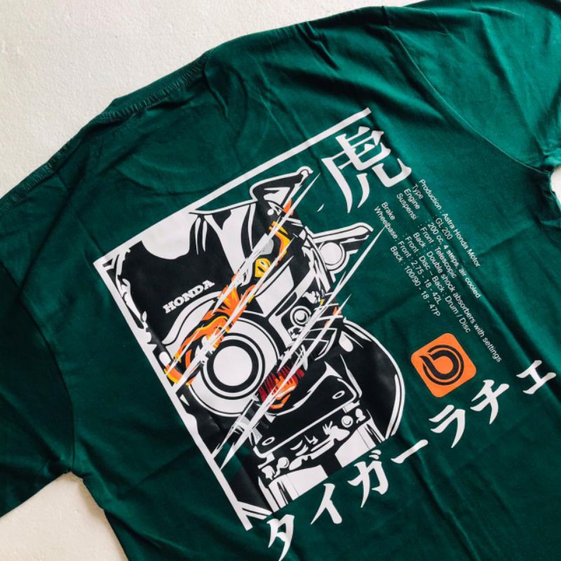 T-shirt ORIGINAL TIGER HEREK (BRC 3 DARK GREEN) | Shopee Malaysia