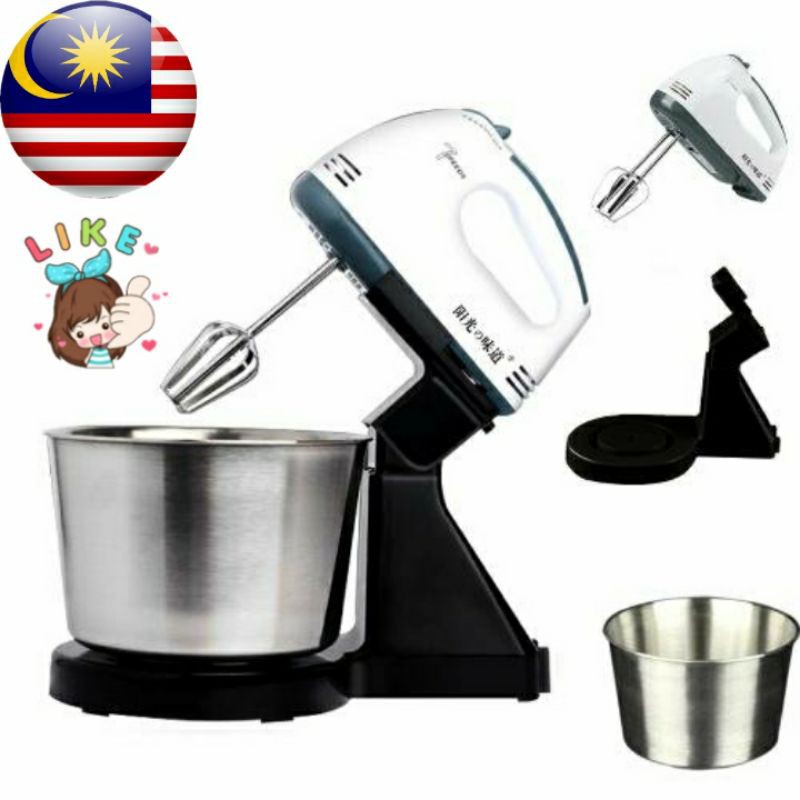 🇲🇾 🔥 Alat Mesin Pengacau Penguli Doh Roti Kek Biskut Portable Baking ...