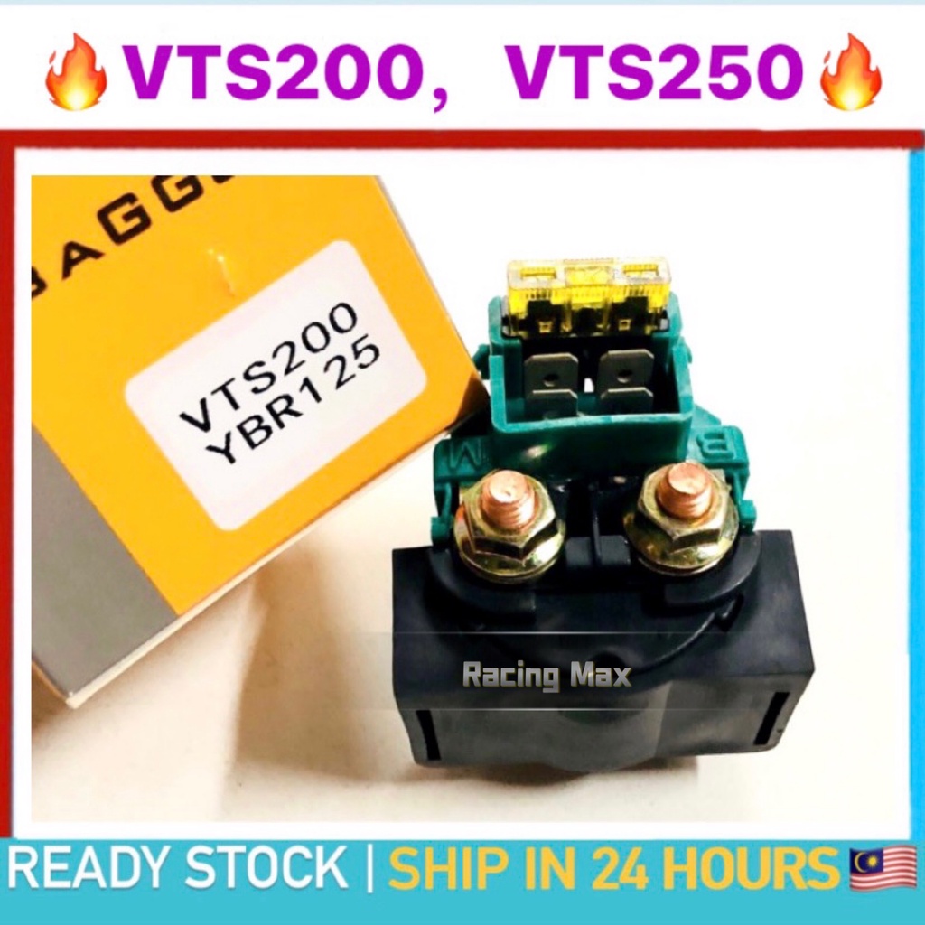 SYM VTS200 STARTER RELAY SYM200 EVO250 EVO VTS 250 KAWASAKI ZZR ZZR250 ...
