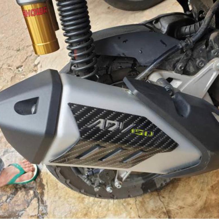 Honda Adv150 carbon muffler cover | Shopee Malaysia