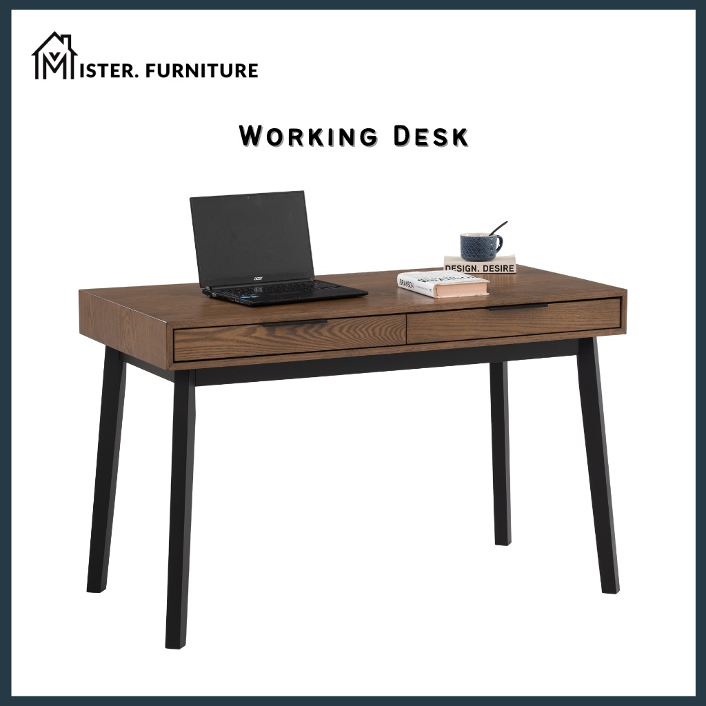 MALLY Console Table Office Table Study Table Kids Study Desk Meja ...