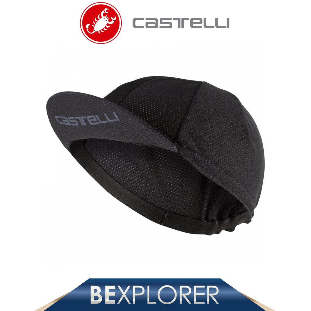 CASTELLI CYCLING CAP PREMIO - Black | Shopee Malaysia