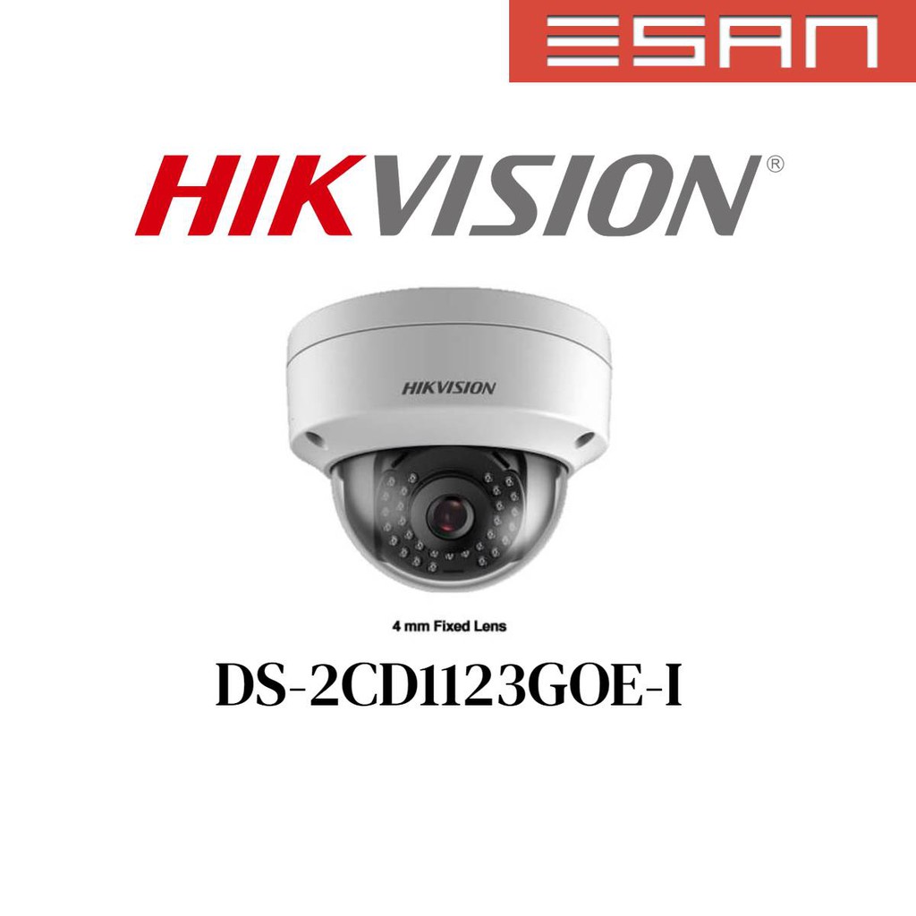 HIKVISION DS-2CD1123G0E-I 2MP IR FIXED NETWORK DOME CAMERA 4MM | Shopee Malaysia