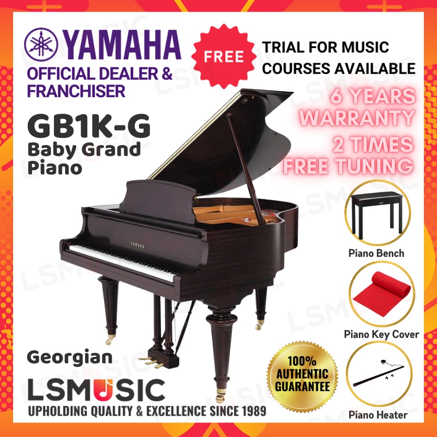 Yamaha Baby Grand Piano GB1K - PE / PWH / PAW / PM / G / FP - New Unit / Open Unit (GB1 K ...