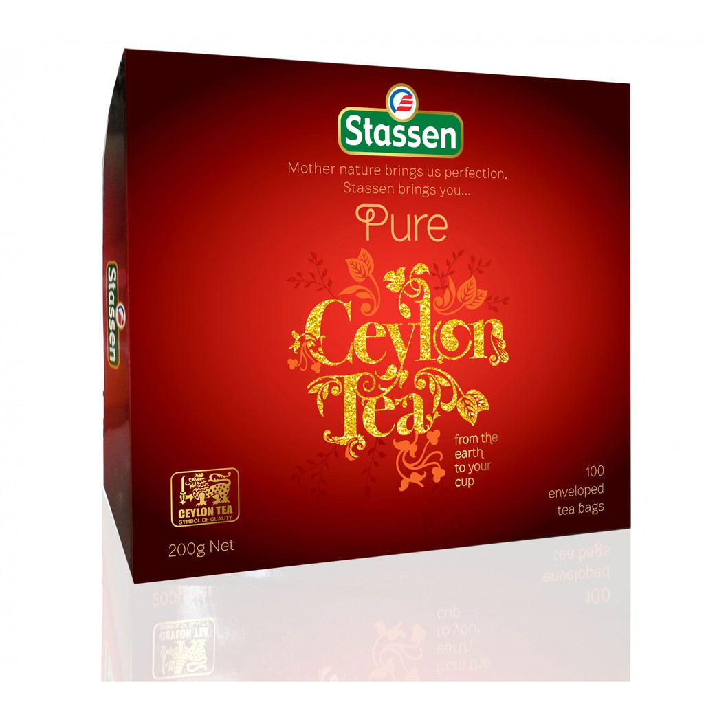Stassen Pure Ceylon Tea - 100 Enveloped Paper Tea Bags | Shopee Malaysia