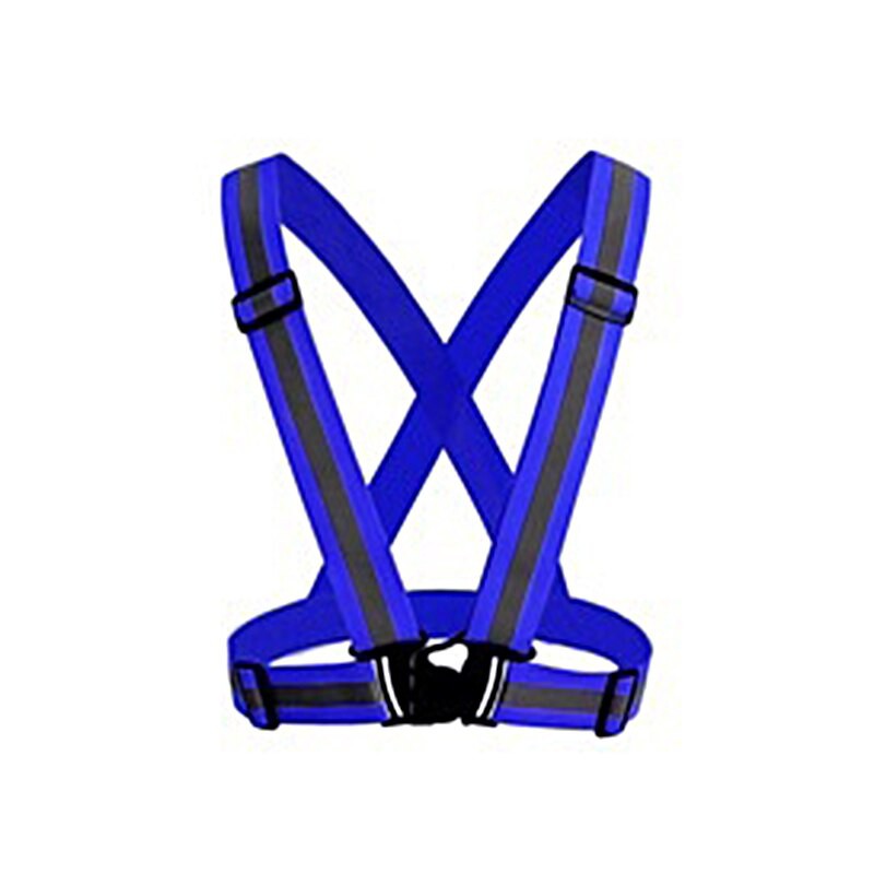 Adjustable Safety Vest Cycling Running Visibility Reflective Safety ...