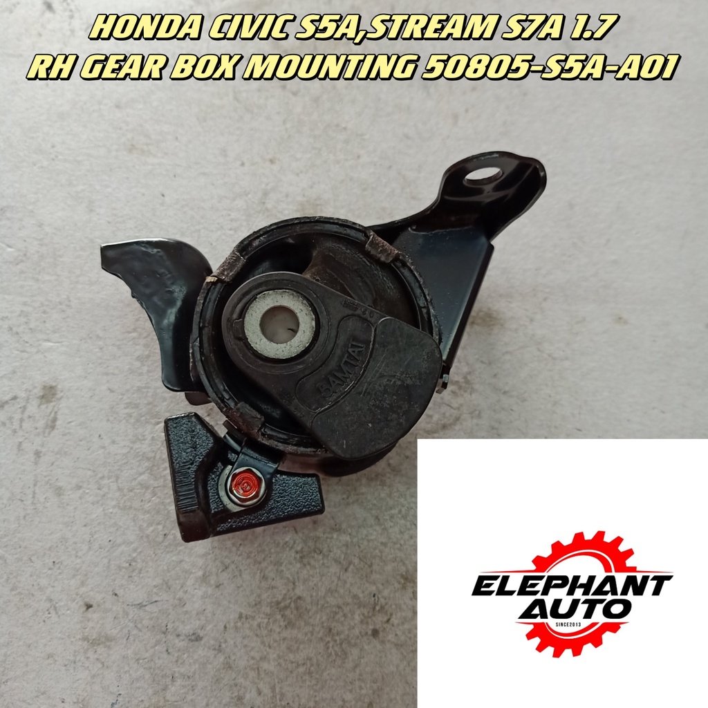 HONDA CIVIC S5A,STREAM S7A 1.7 RH GEAR BOX MOUNTING 50805-S5A-A01 ...