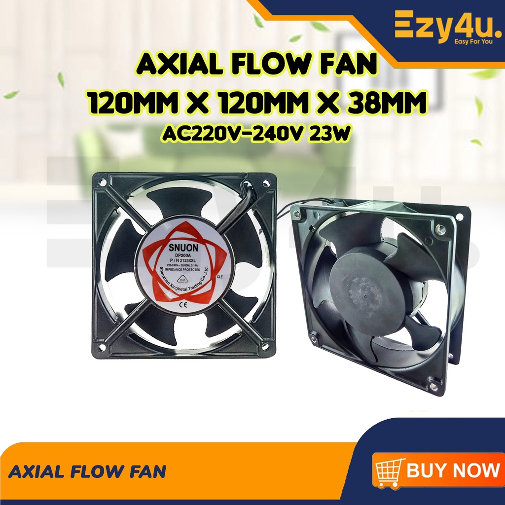 Axial Flow Fan AC220-240 0.14A 23W 120mm x 120mm x 38mm AC Fan Blower PC Computer Desktop Case ...