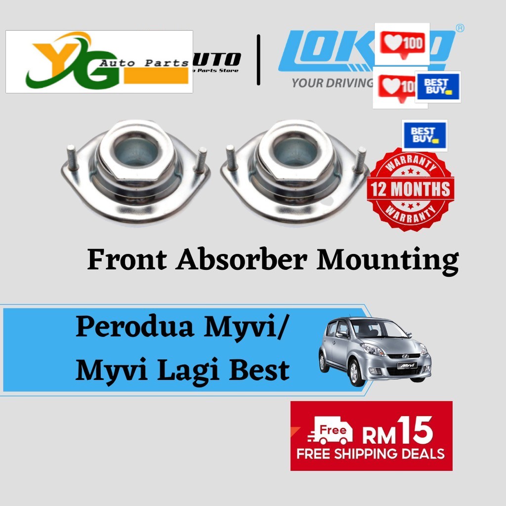 Lokco perodua myvi/myvi lagi best absorber mounting | Shopee Malaysia