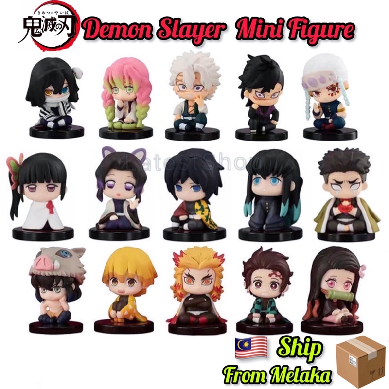 Demon Slayer Mini Figure Kimetsu No Yaiba Action Figure Tanjirou Nezuko ...