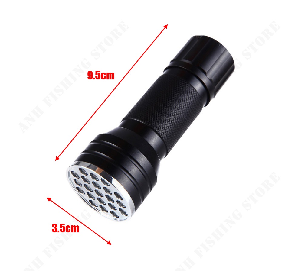 21 LED UV Ultraviolet Light for Fishing Luminous Jig Lures Money ...