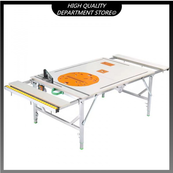 Multifunctional push table saw, portable folding saw table, liftable ...