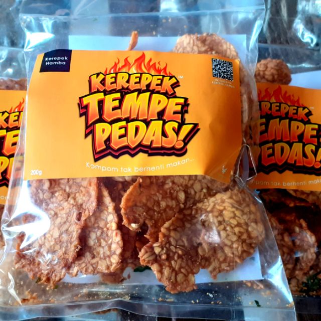 🔥BEST SELLER🔥Kerepek tempe pedas rangup 200g | Shopee Malaysia