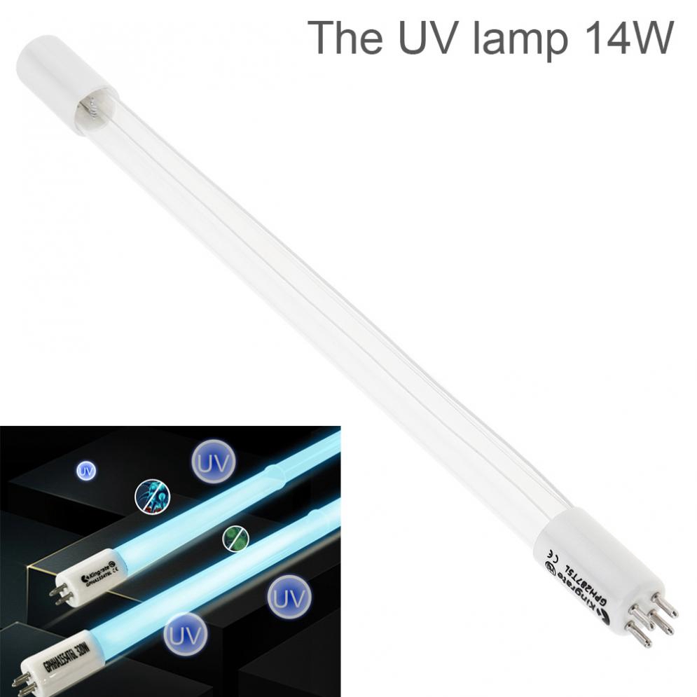 G10q 14W UV Lamp Light with Straight Pipe Type and Single ended 4 ...