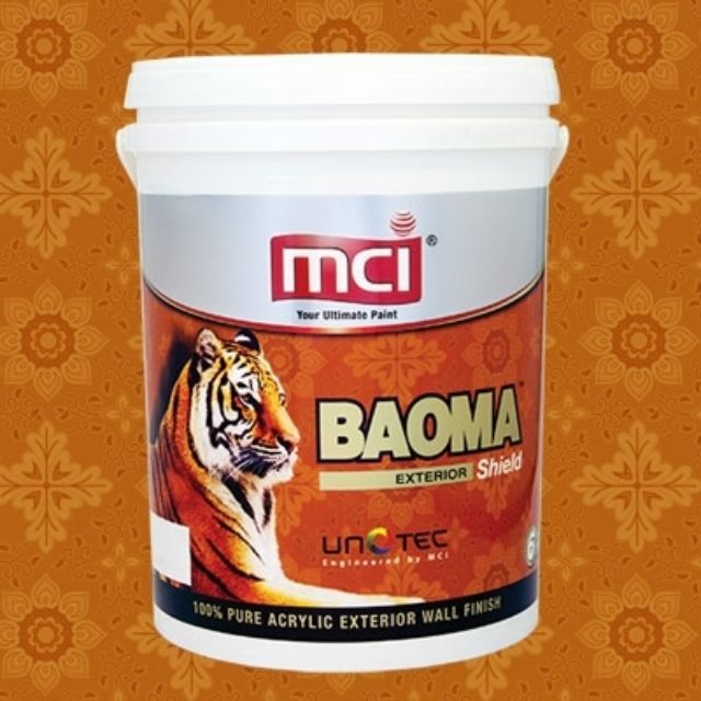 (1Liter) MCI Baoma Shield Anti Fungus Water Resistance Exterior Wall Paint | Shopee Malaysia