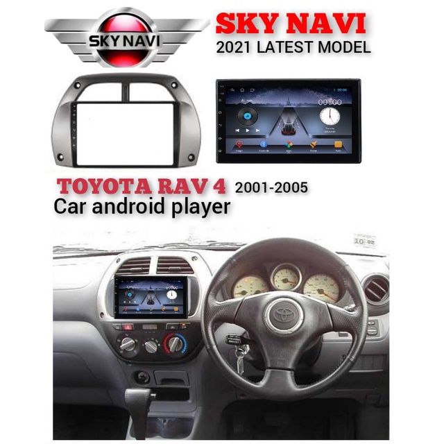 TOYOTA RAV 4 2001-2005 SKY NAVI CAR ANDROID PLAYER | Shopee Malaysia