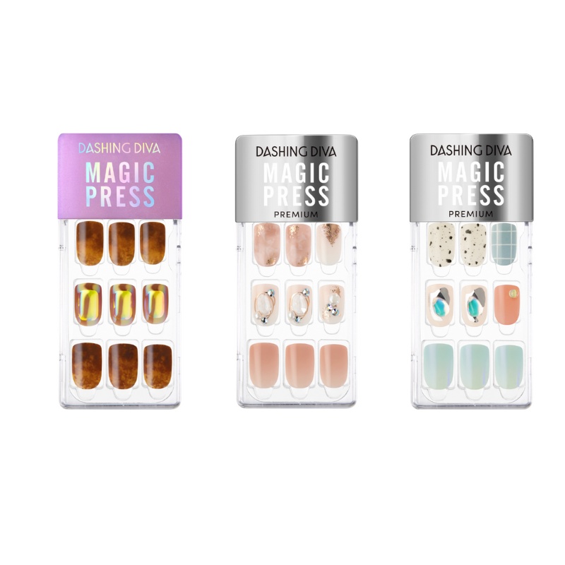 DASHING DIVA Magic Press Premium Regular Square Mani 2022 August Collection | Shopee Malaysia