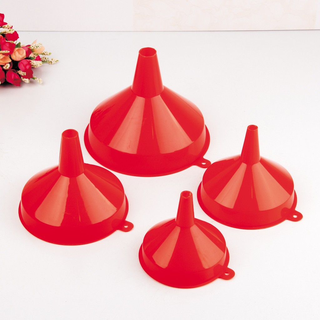 Kitchen Plastic Funnel Cooking Funnel Transfer Filter Filling Tool ...