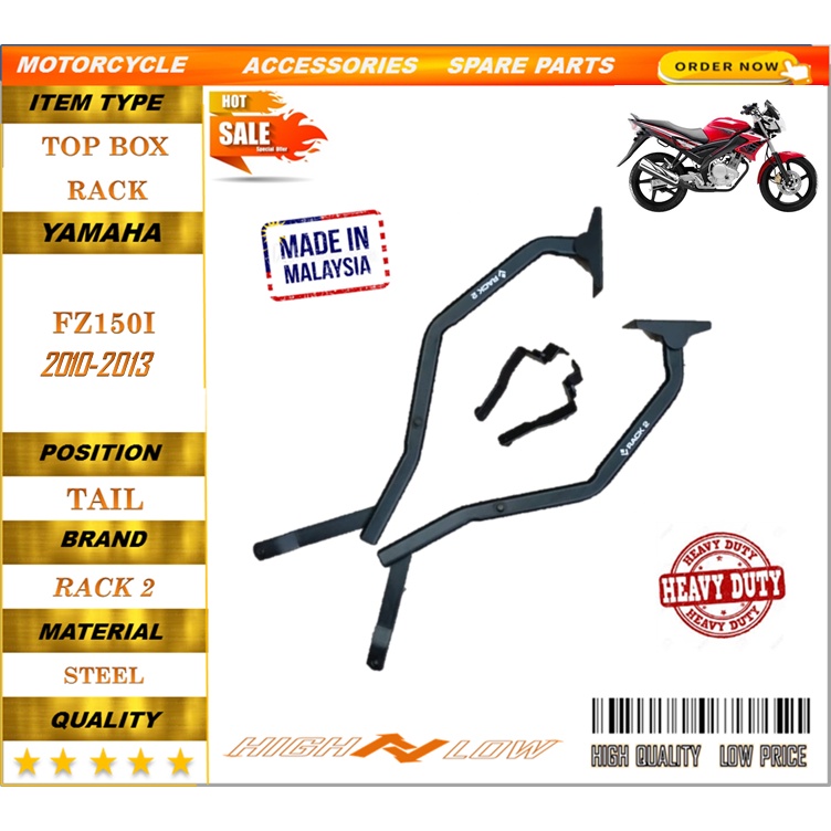 YAMAHA LC 135 V1 TO V7 V8 TOP BOX J RACK MONORACK HEAVY DUTY | Shopee ...