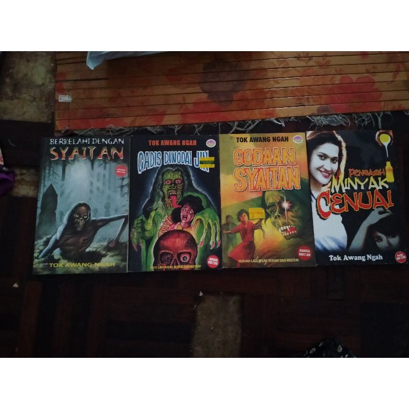 tok awang ngah 5 set novel seram | Shopee Malaysia