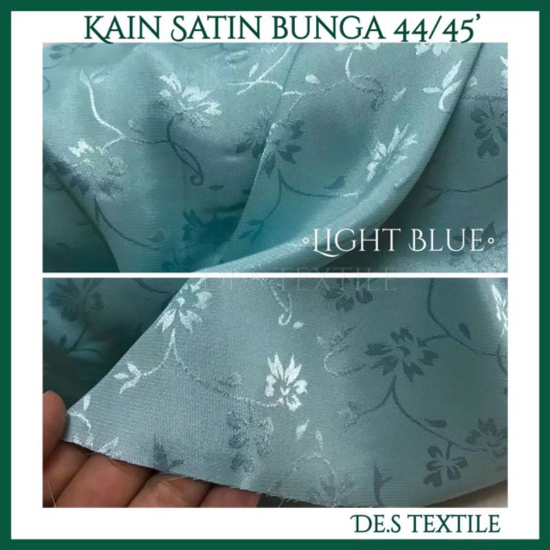 Kain Satin Bunga 44/45' (1m) | Shopee Malaysia