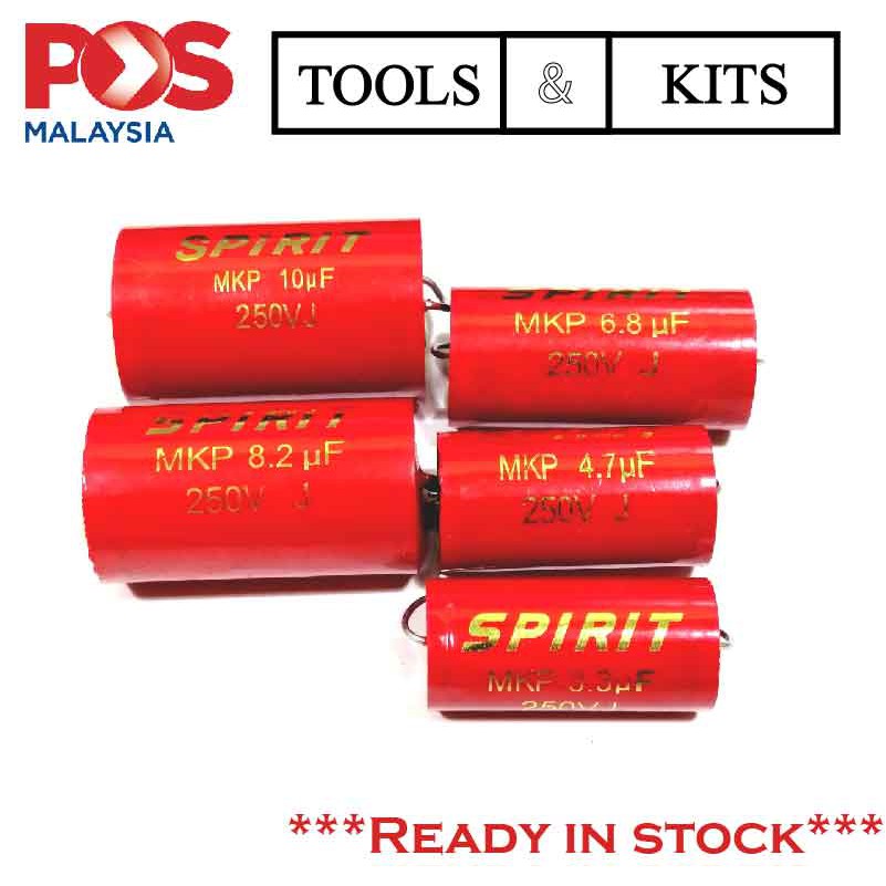 SPIRIT MKP 250V Crossover Non-Polarity Polypropylene Capacitor | Shopee ...