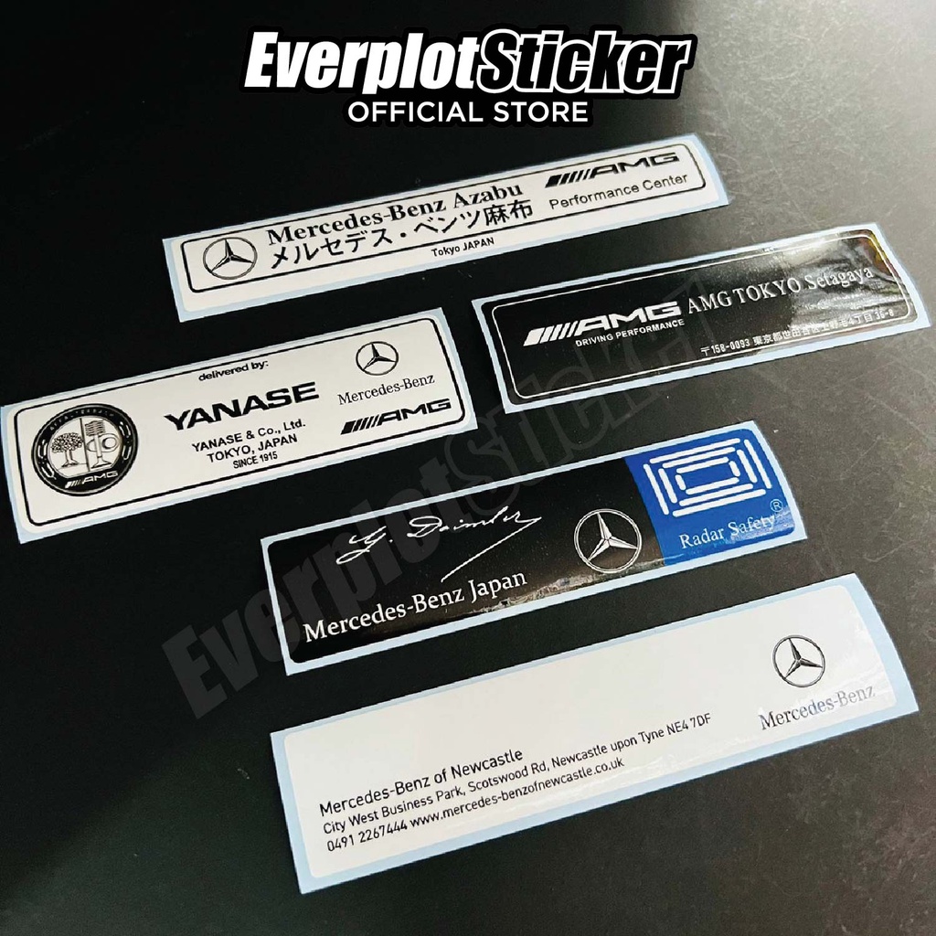 🔥ReadyStock🔥 Sticker Dealer Japan JDM Mercedes-Benz AMG Recond Car ...