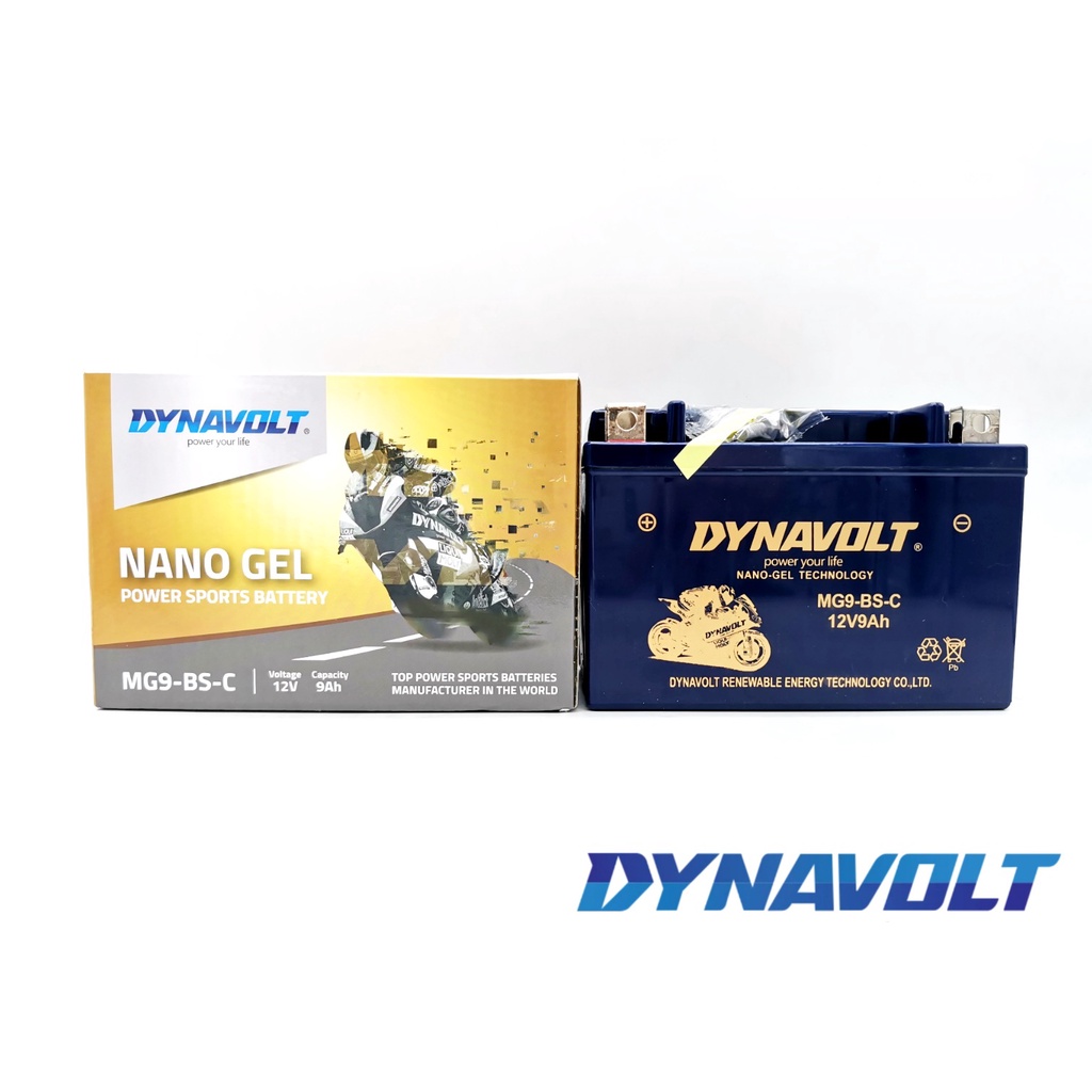 Original DYNAVOLT Nano Gel Battery YTX9-BS YTX9 MG9-BS-CBateri Pulsar ...