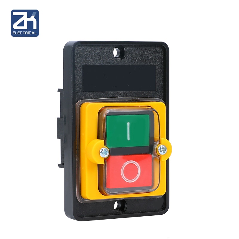 Waterproof Push Button Power On/Off Drill Switch Electric Cutting Machine Bench Drill Switch KAO ...