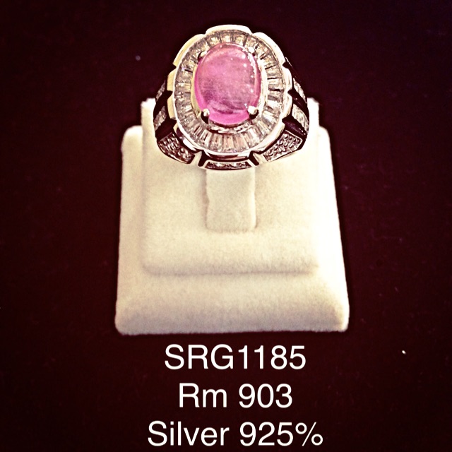 🔥CINCIN PERMATA DELIMA / RUBY ASLI🔥PERAK / SILVER 925🔥 | Shopee Malaysia