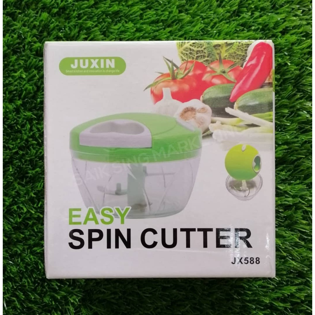 Easy Spin Cutter Vegetable Chopper Pengisar Sayur / Dapur / Cutter ...