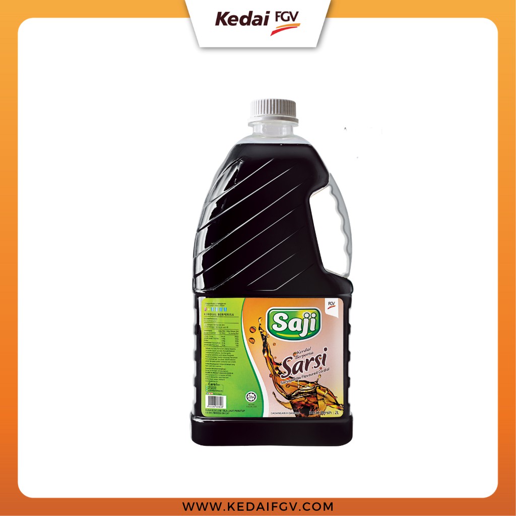 SAJI Syrup Sarsi Flavored (2L) | Shopee Malaysia