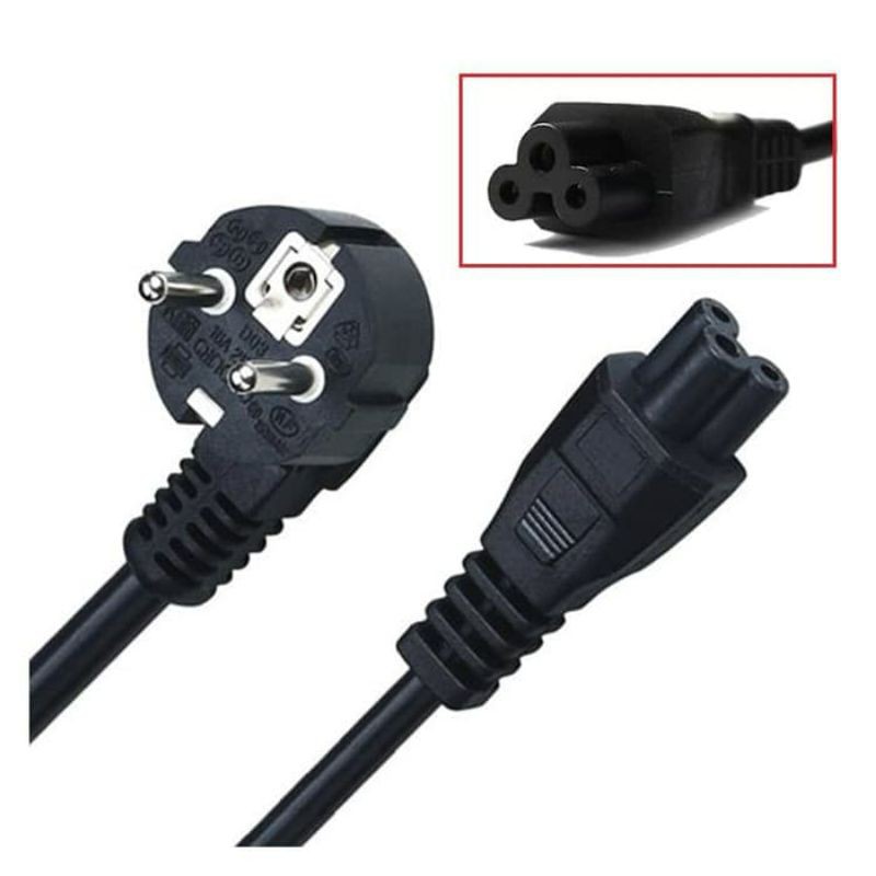 3 hole laptop power adapter cable / 3 hole notebook power cable ...
