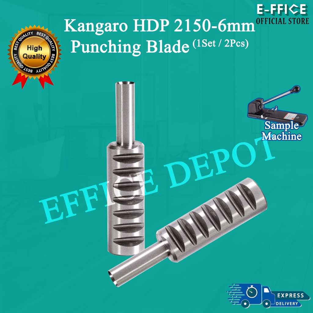 Effice Depot - Kangaro HDP 2150 Heavy Duty Puncher 6mm Blade (1 Set / 2 ...