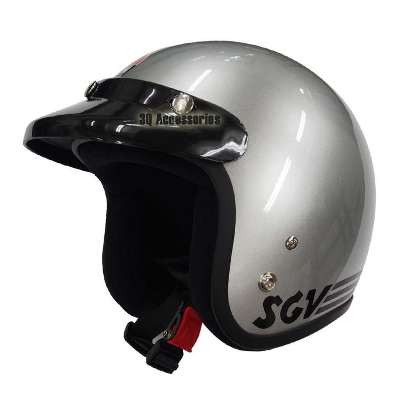 SGV 99 Helmet - Silver (Size L, 60cm) | Shopee Malaysia