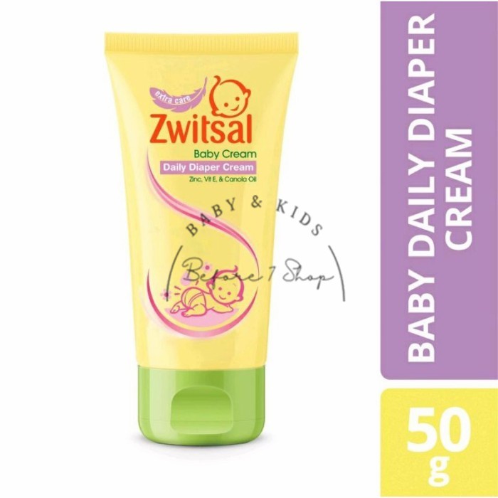 Zwitsal Baby Cream Daily Diaper 50gr Cream Rash Baby Diaper | Shopee ...